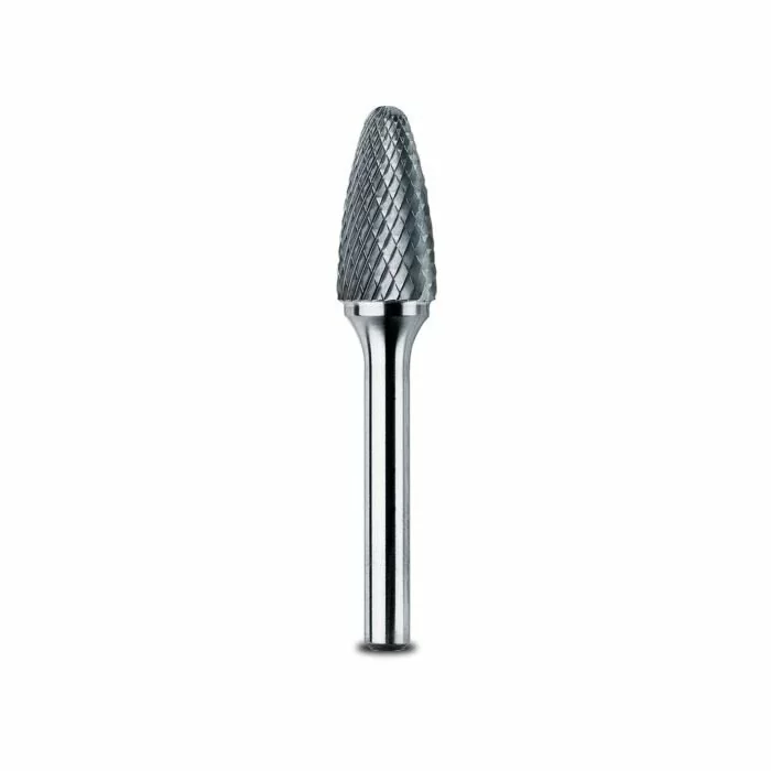 Abracs Double Cut - Ball Nose Tree TCT Burr - 12 x 25 x 6mm